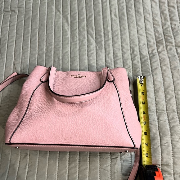 kate spade | Bags | Kate Spade Blush Pink Tote With Black Accents ...
